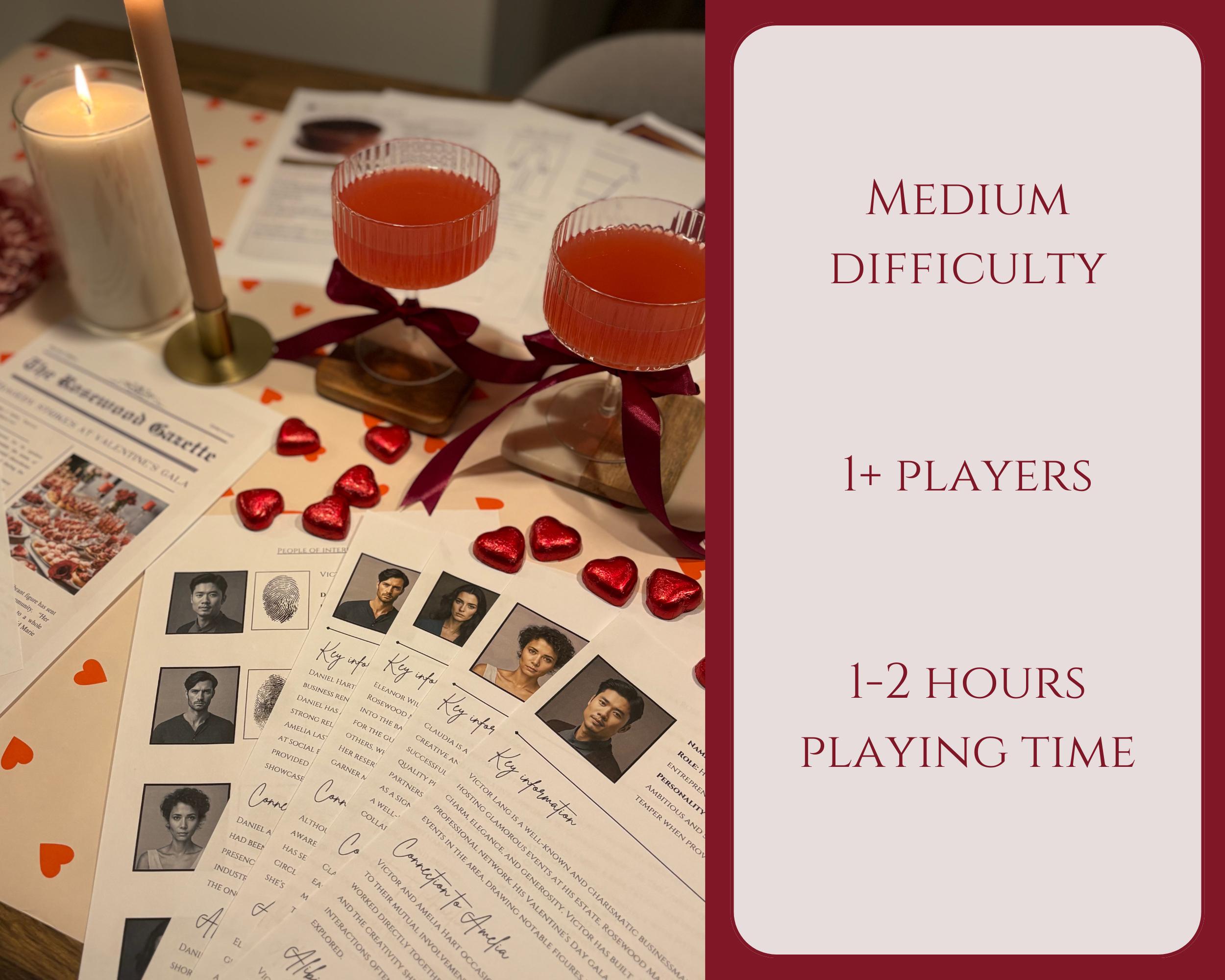 Murder Mystery Case Files Printable - Valentines Date Night- True Crime ...