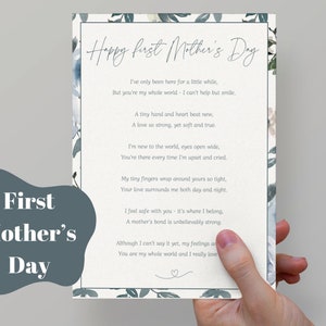 Mothers Day Poem First Mother's Day Poem 1st Mother's Day Poem for Mom ...