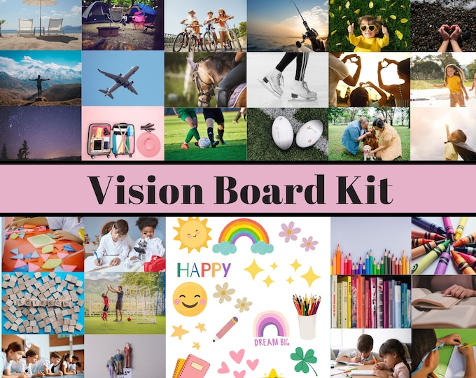 Teen Girl Vision Board: Positive Affirmations, Inspiration, 2026 Mood ...