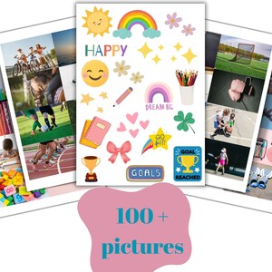 Vision Board Kit for Kids - Printable - Positive Affirmations for Kids ...