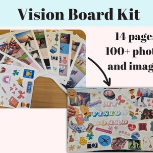 Vision Board Kit for Kids - Printable - Positive Affirmations for Kids ...