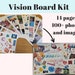 Vision Board Kit for Kids - Printable - Positive Affirmations for Kids ...
