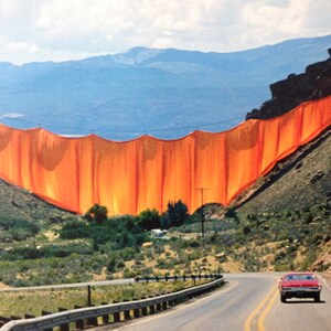 Christo and Jeanne-claude - Valley Curtain, Colorado 1970-72 - Limited ...