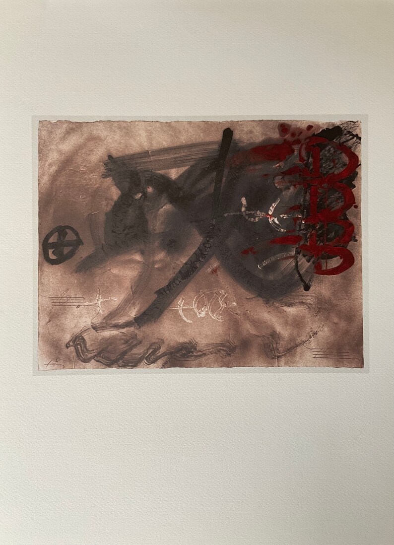 Souvenir des Song limited edition lithograph cm 52x37 with certificate ...