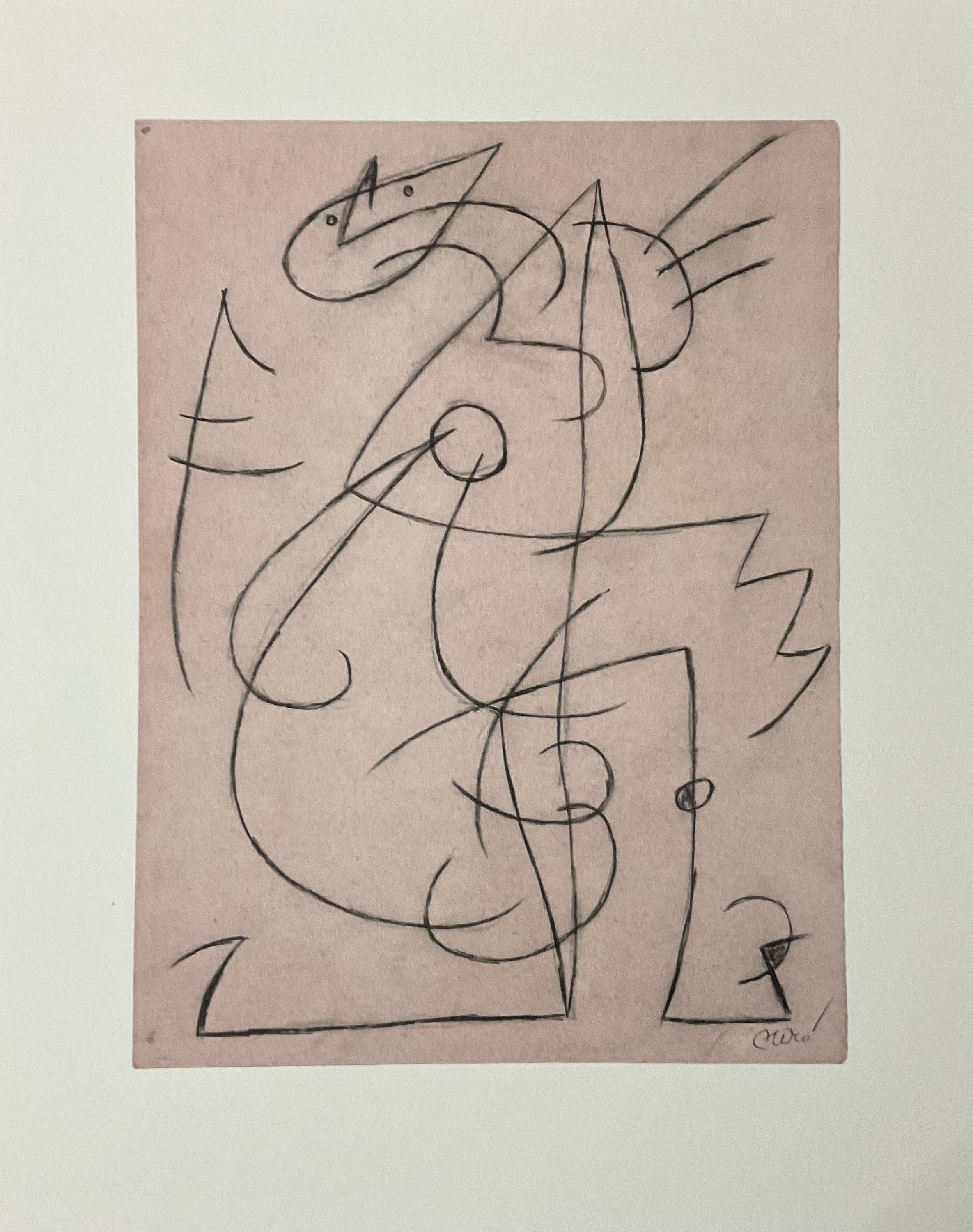 Joan Mirò - Personnage, Oiseaux - Lithograph 52x37 Cm Limited Edition ...