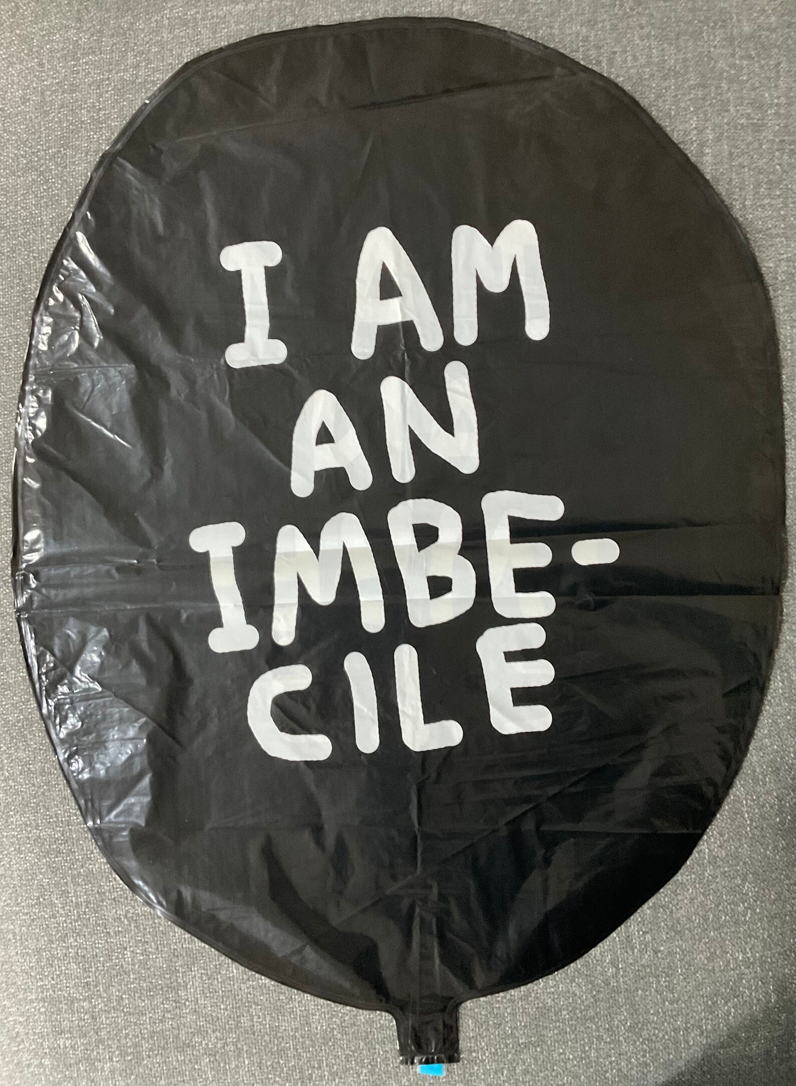 Banksy I Am an Imbecile Rare Balloon Work Cm 73x57 - Etsy