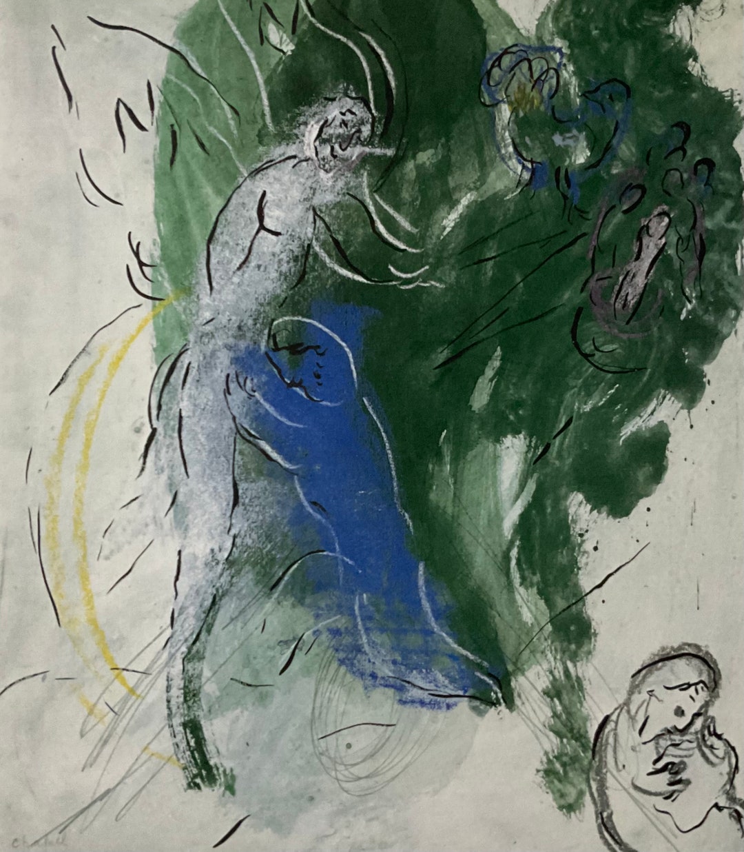 Marc Chagall - Limited Edition Lithograph Cm 52x37 - Etsy