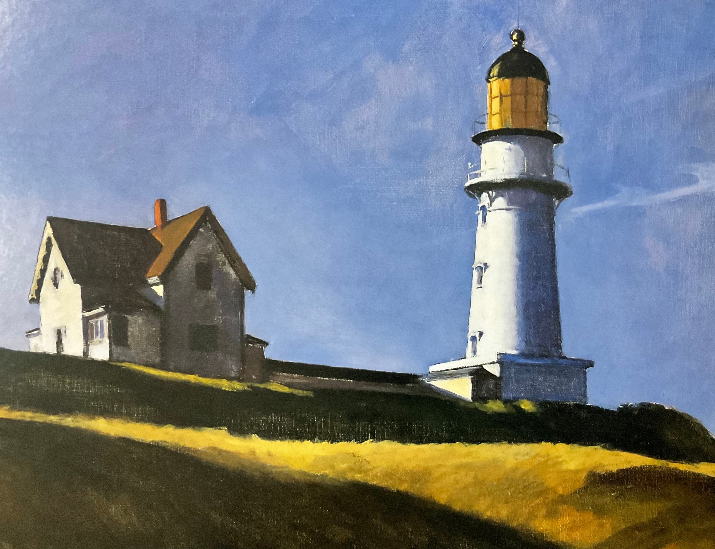 Edward Hopper - Lighthouse Hill - Limited Edition Offset Lithograph, Cm ...