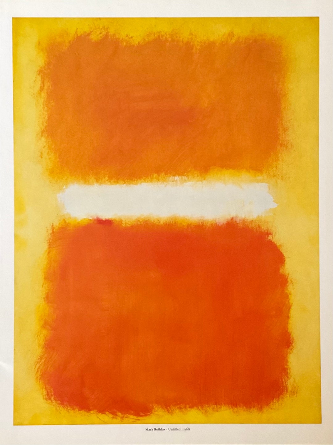 Mark Rothko Untitled Limited Edition Offset Lithograph, Cm 36x28 - Etsy