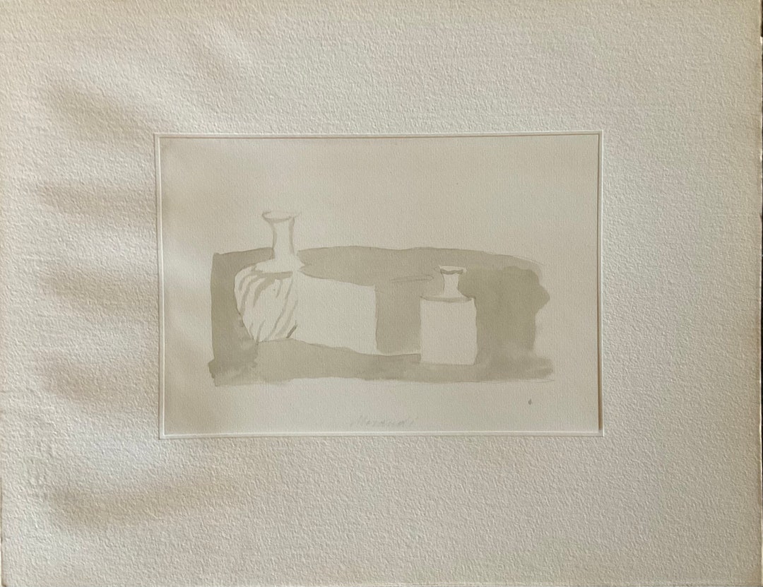 Giorgio Morandi Still Life With Bottles 48x37 Cm Limited Edition - Etsy
