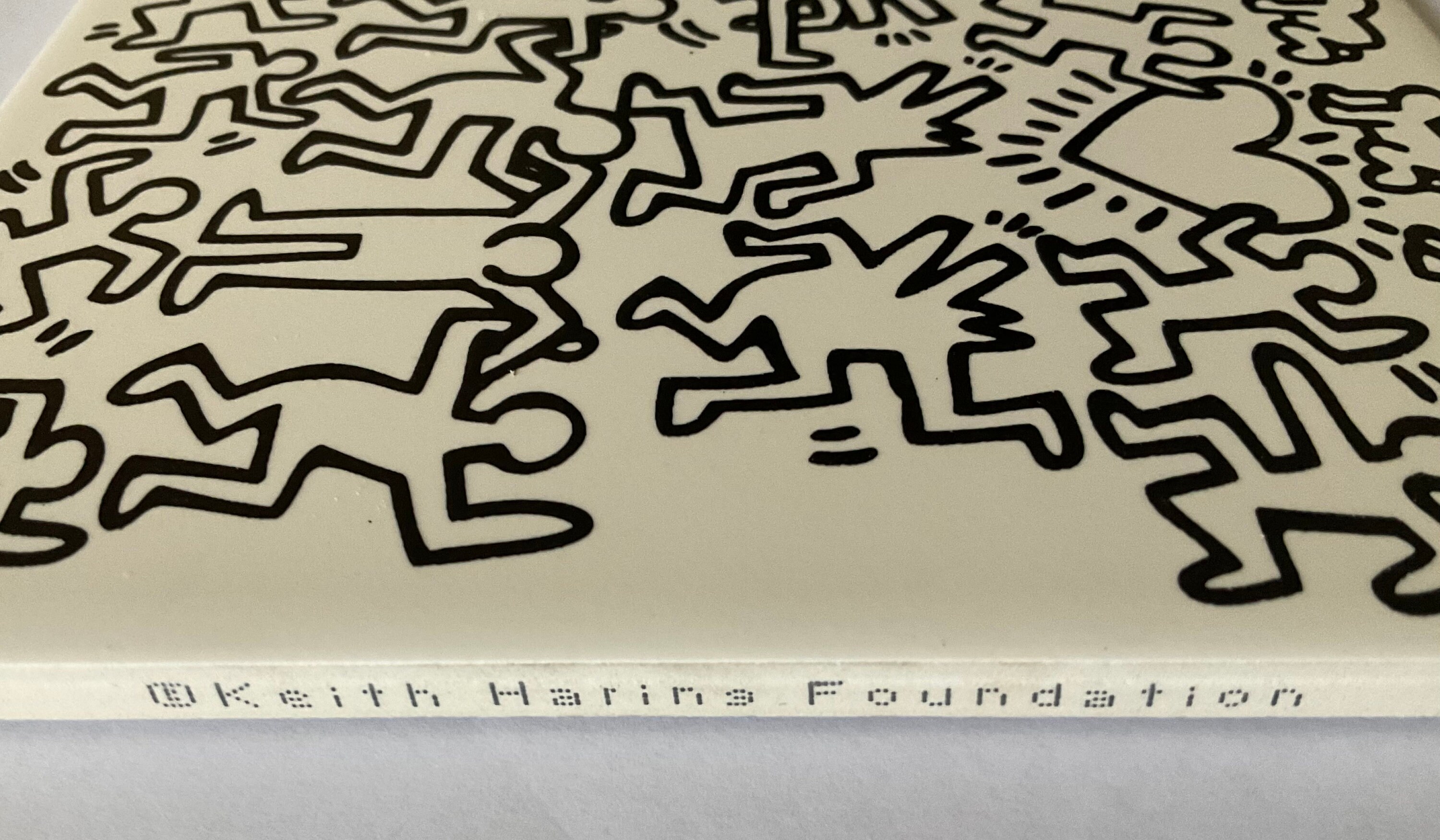 Keith Haring Rare Porcelain Tile 20x20 Cm With Stamp - Etsy UK