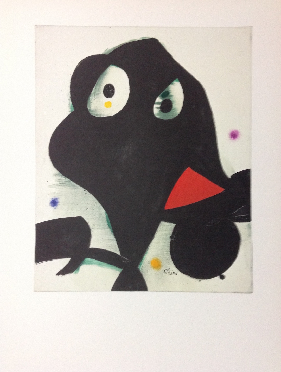 Joan Mirò Limited Edition Lithograph Cm 52x37 With - Etsy