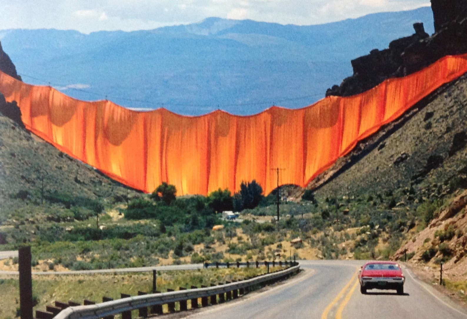 Christo and Jeanne-claude Valley Curtain Colorado 1970-72 - Etsy