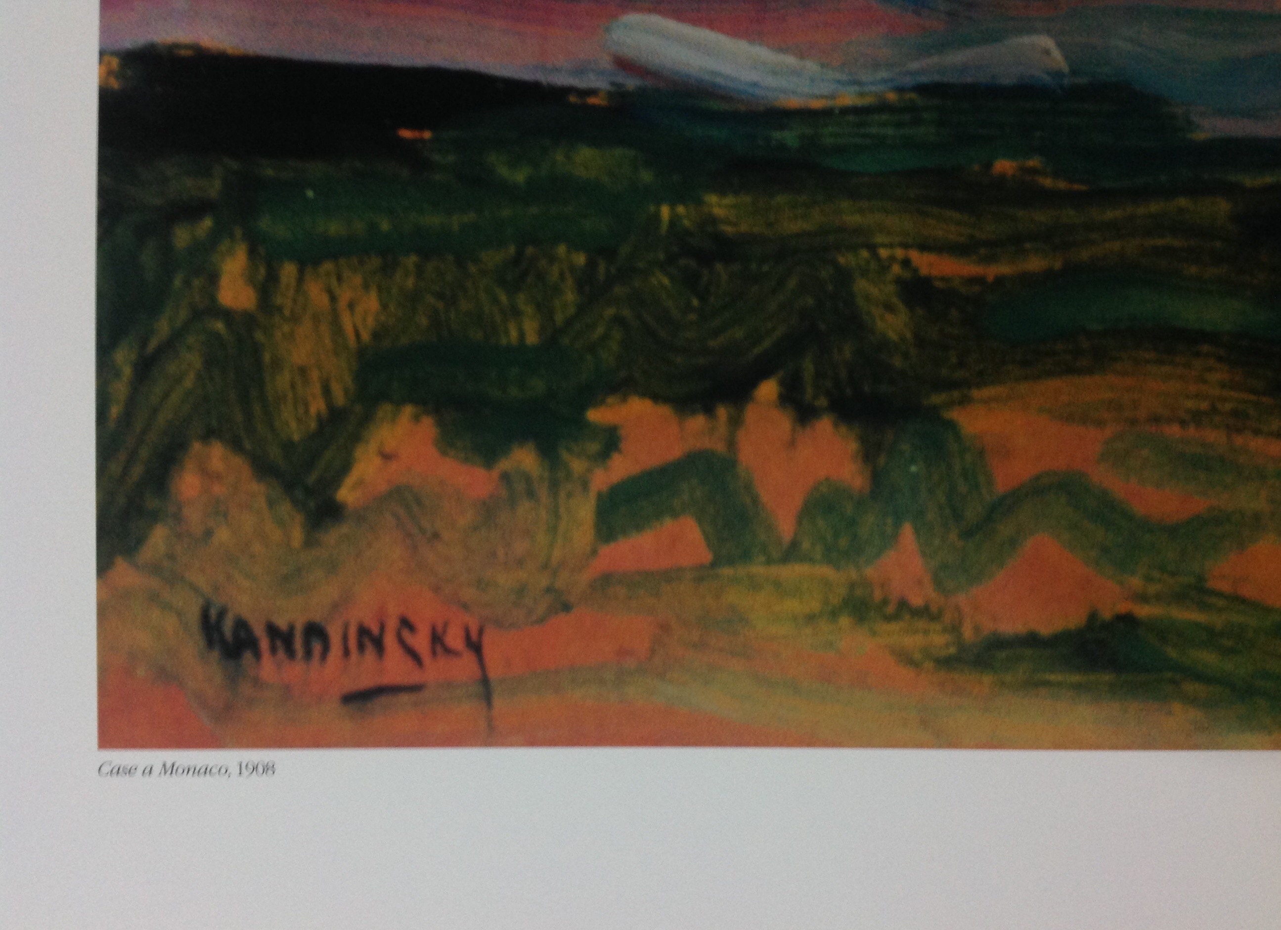 Vasily Kandinsky - Rare Lithographic Poster of 1993, Cm 80x70 - Etsy