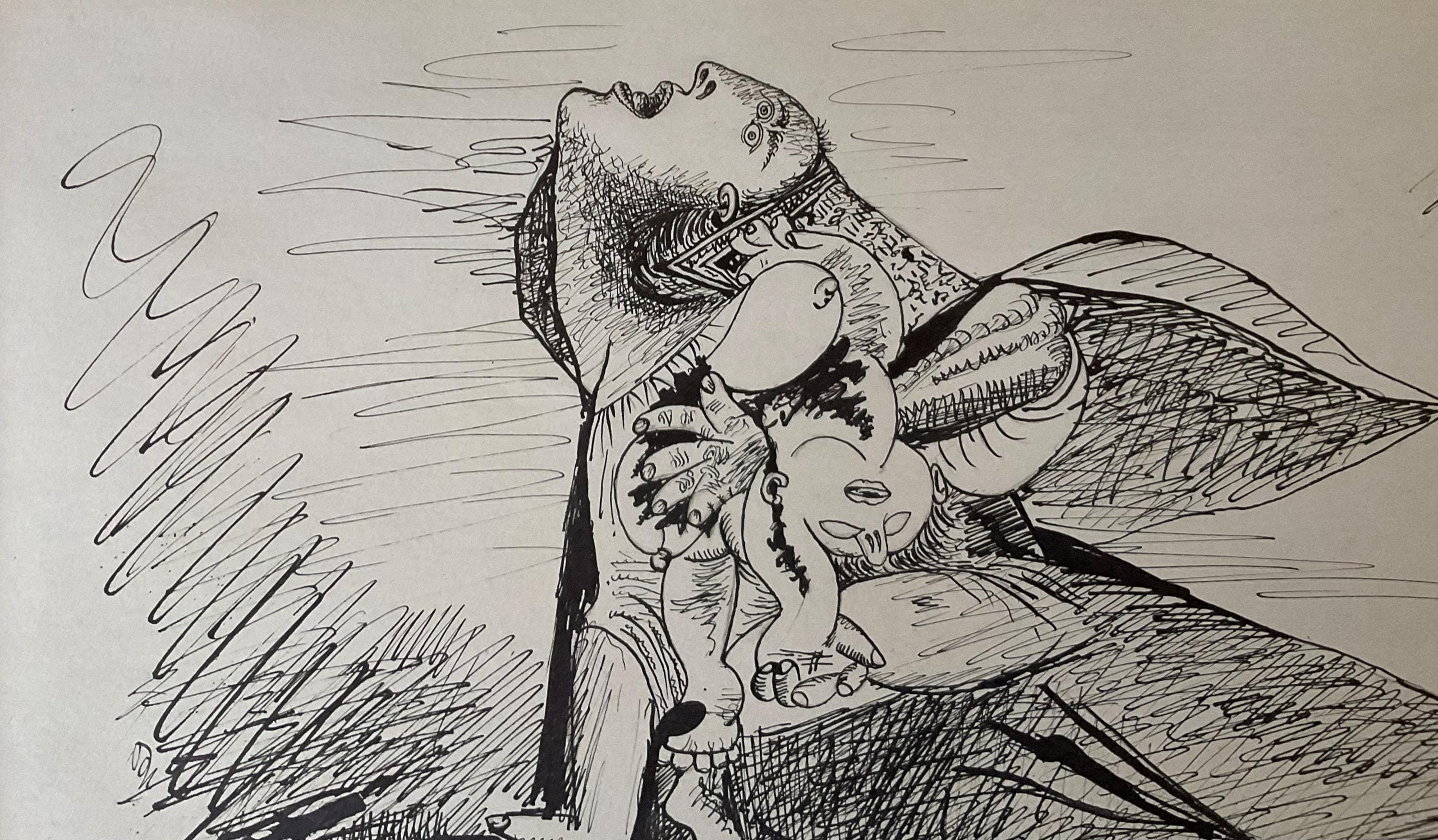 Pablo Picasso - Guernica - Limited Edition Sketch 60x40 Cm - Etsy