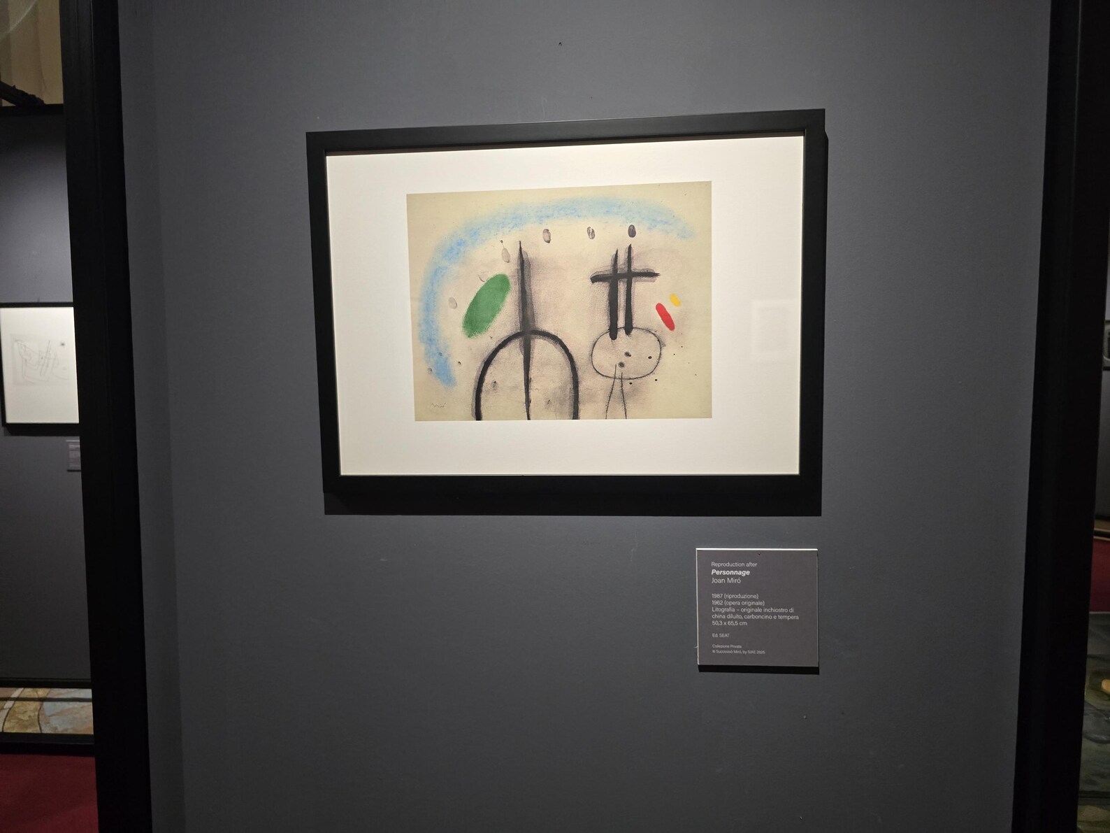 Joan Mirò - Personnages - Limited Edition Lithograph 52x37 Cm With ...