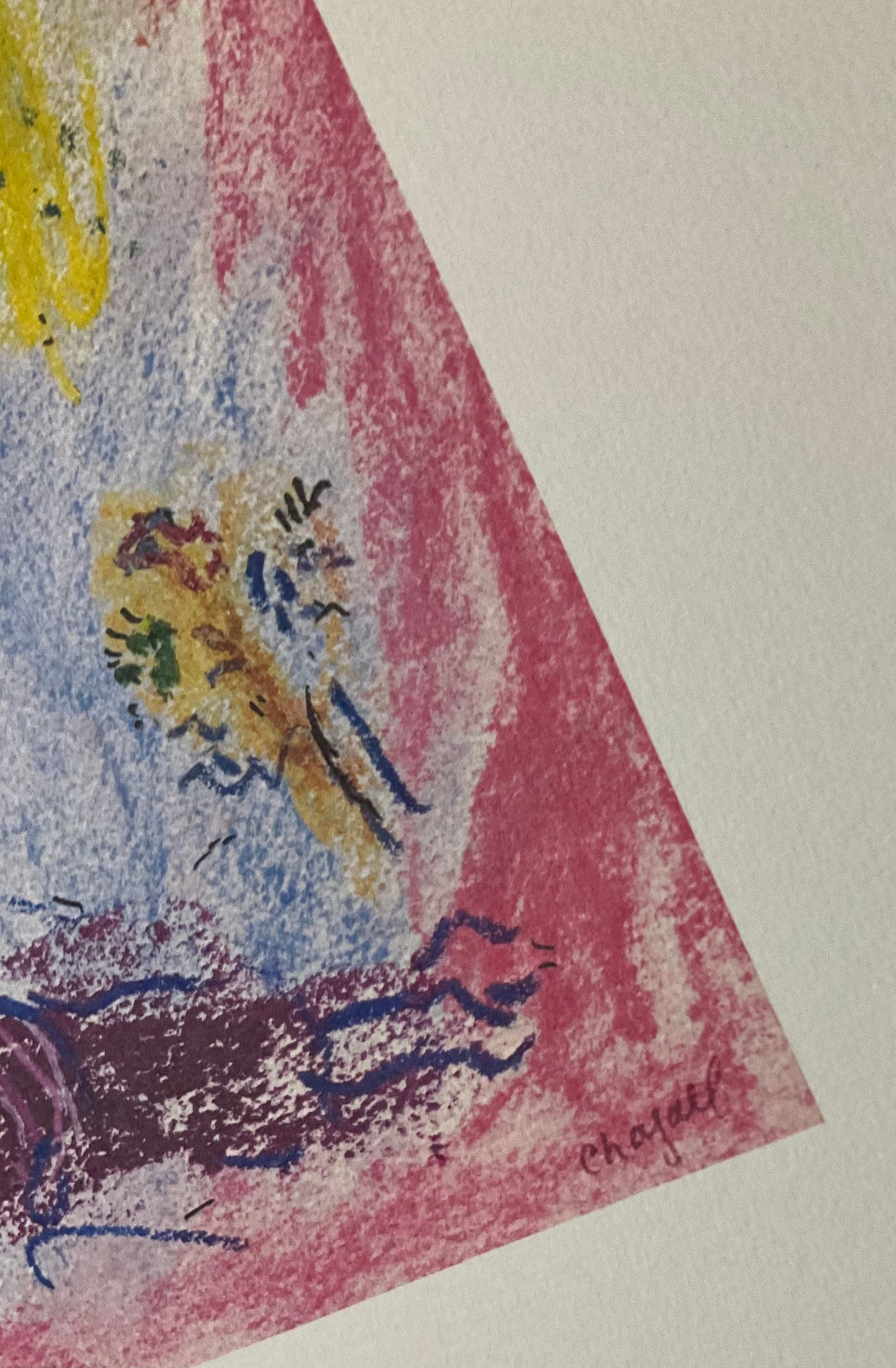 Marc Chagall Le Songe De Jacob Lithograph Cm 52x37 Limited | Etsy