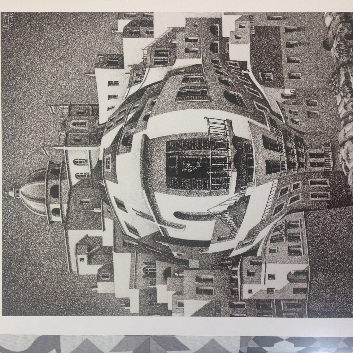 M.C. Escher Balcony Limited Edition Offsett Lithography | Etsy