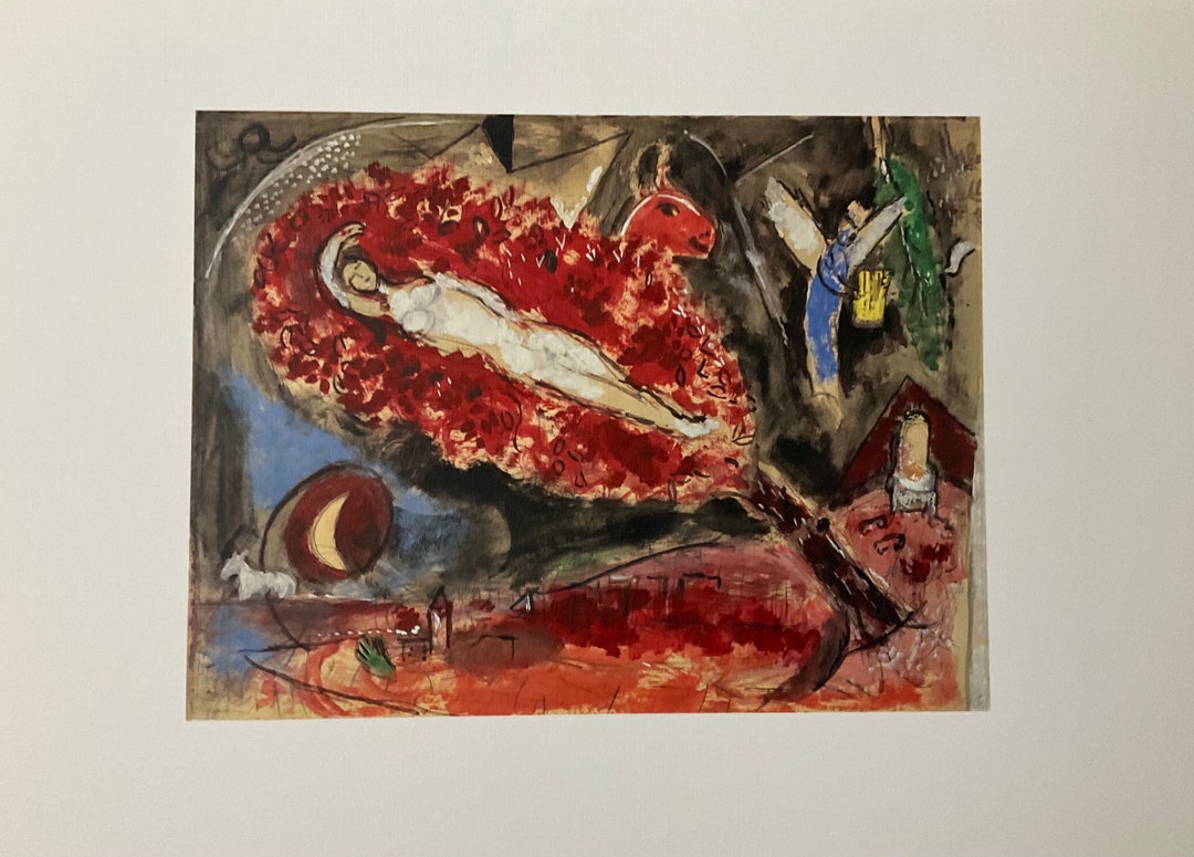 Marc Chagall the Song of Songs Lithograph Limited Edition - Etsy