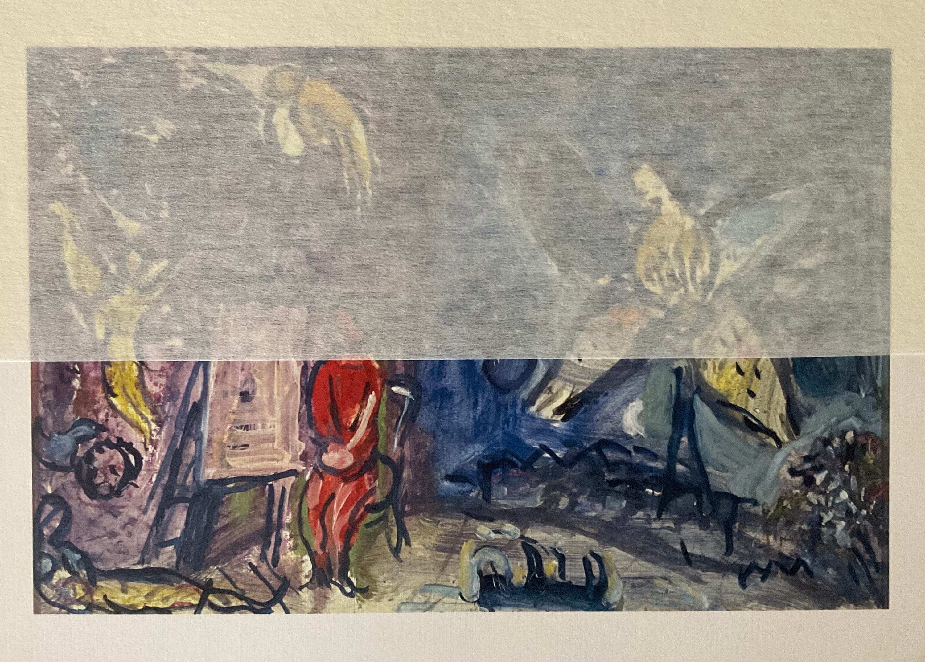 Marc Chagall - Le rêve de Jacob - Lithographie édition limitée 52x37 cm ...