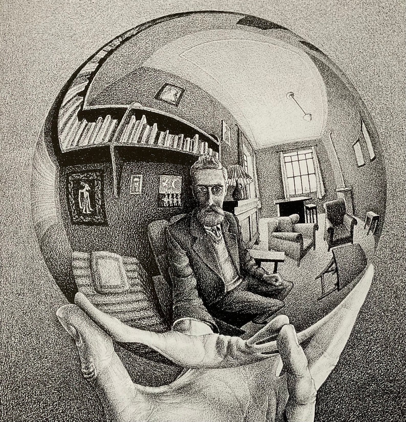 M.C. Escher - Hand With Reflecting Globe - Limited Edition Offset ...