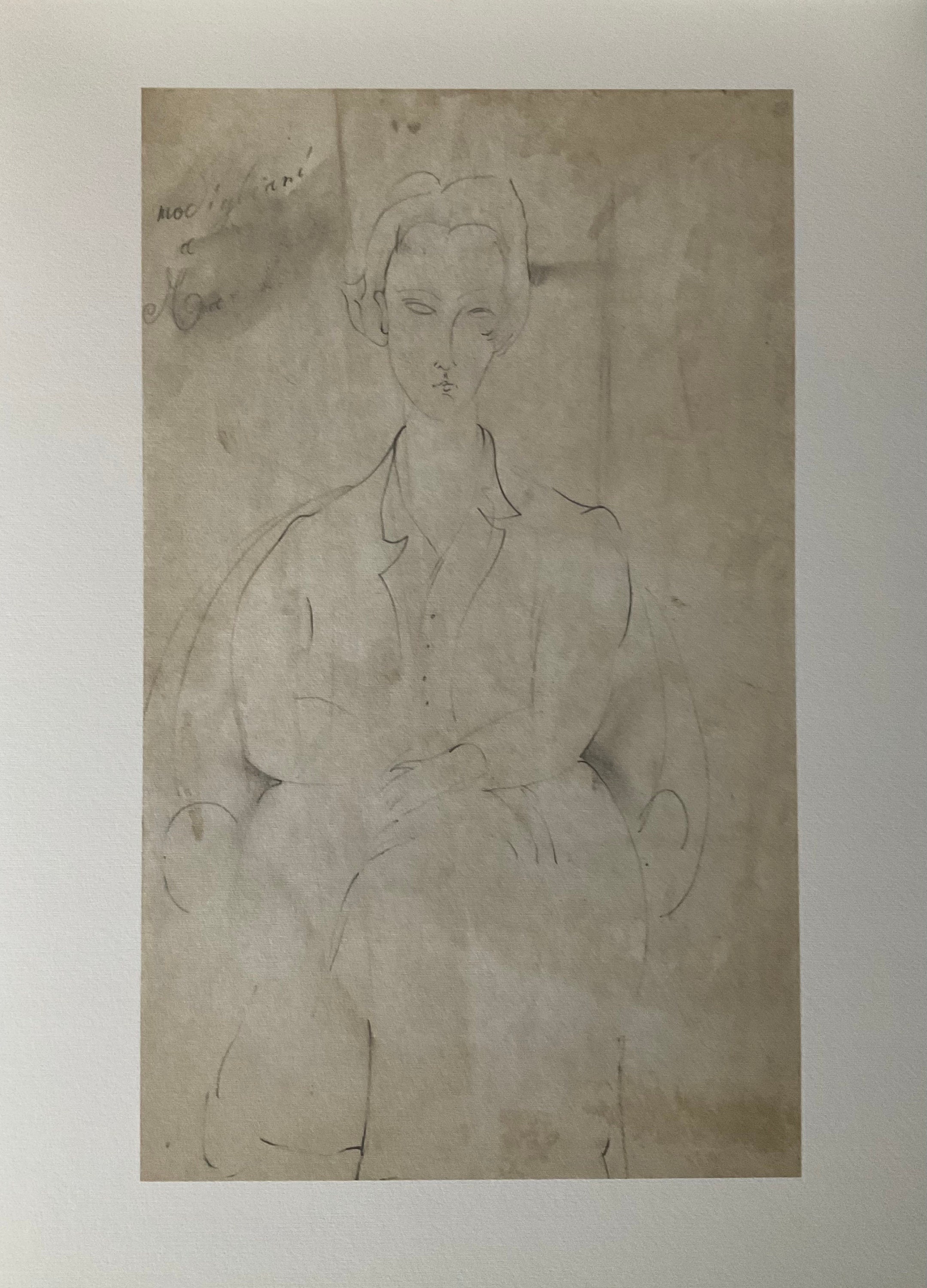 Amedeo Modigliani Margherita 1989, Lithograph 52x37 Cm Limited Edition ...