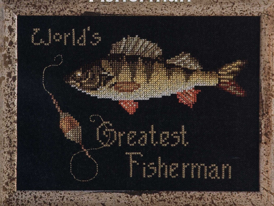 Counted Cross Stitch Fishing Pattern Pdf - Etsy