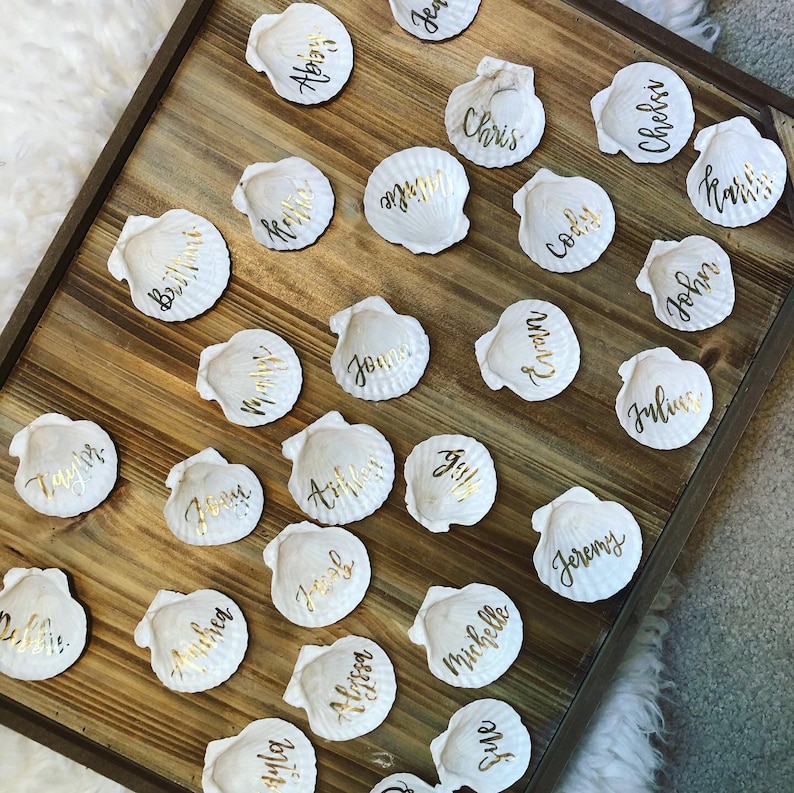 Wedding Personalized Table Name Plates Place Cards Decor | Etsy