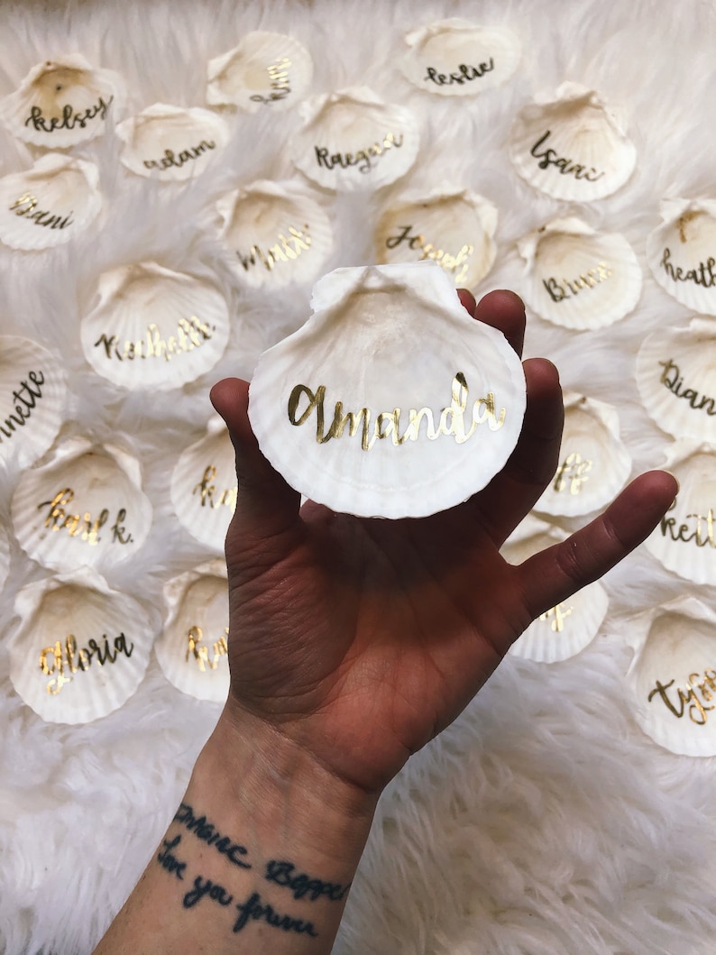 Wedding Personalized Table Name Plates Place Cards Decor - Etsy UK