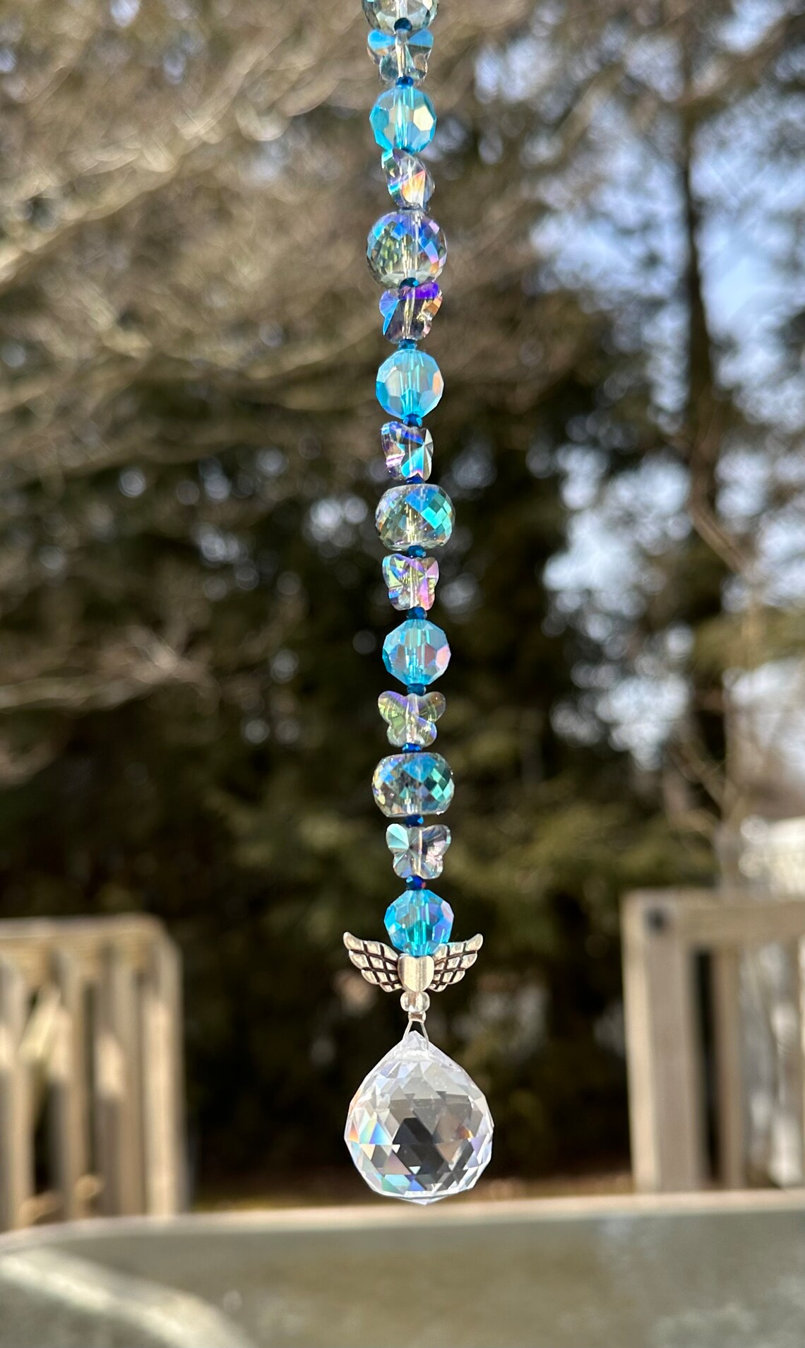 Crystal Ball Suncatcher - Etsy