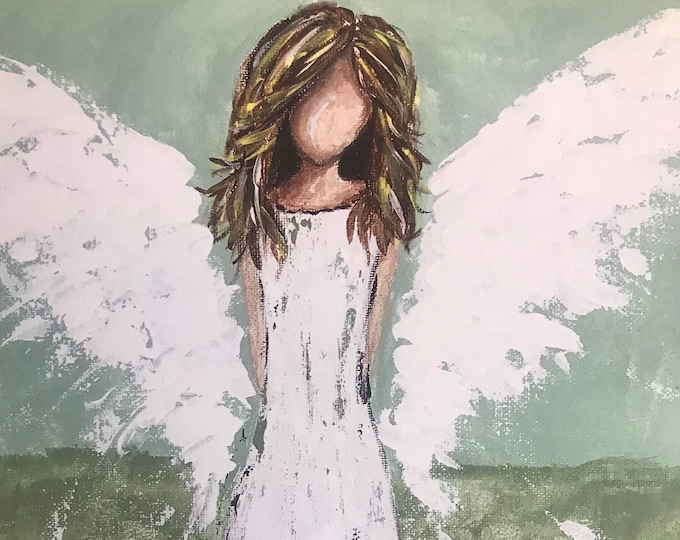 Angel Print From Original Artwork - Etsy