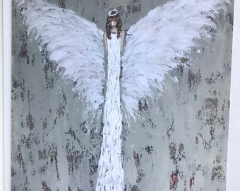 Angel Poster Print of original artwork | Etsy