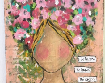 Joyful and whimsical paintings prints and note by JoyfulWhimsyArt