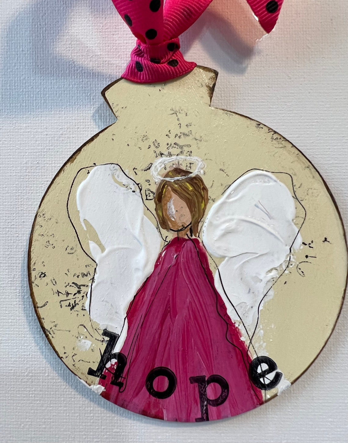 Custom Hope Angel Ornament - Etsy