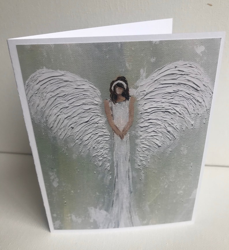 Set of Angel Greeting Cards Includes 4 Various Angel Artwork - Etsy