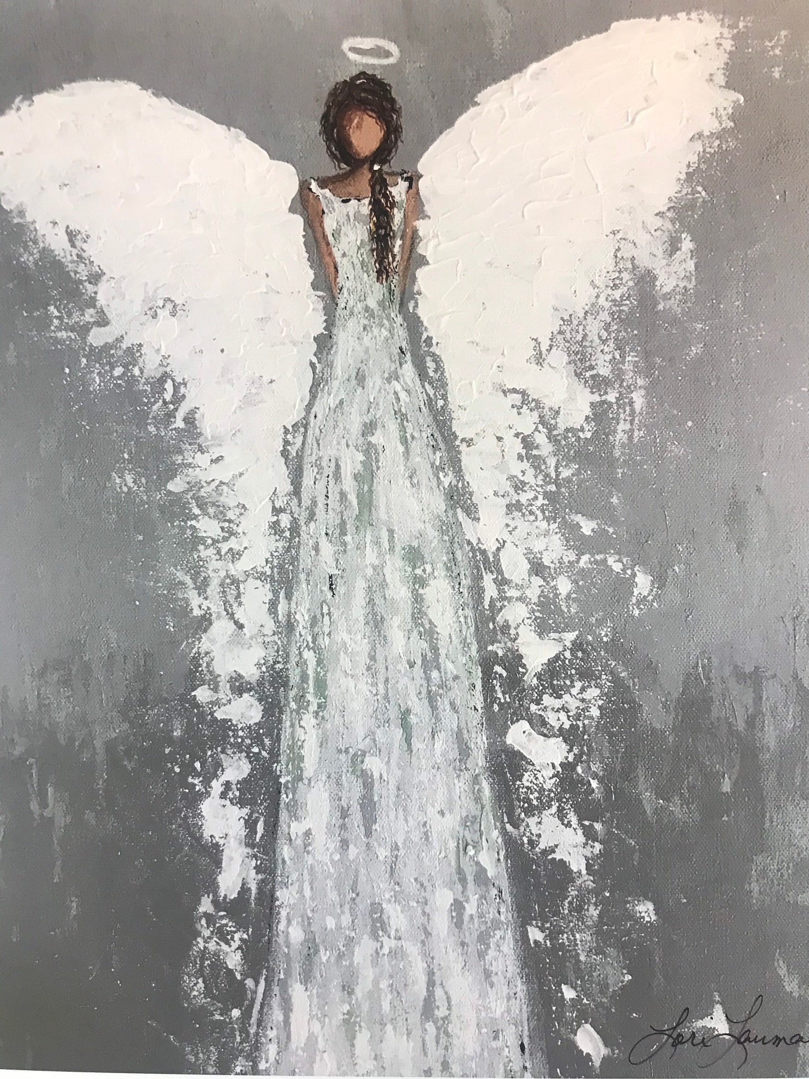 Angel Print of original angel artwork | Etsy