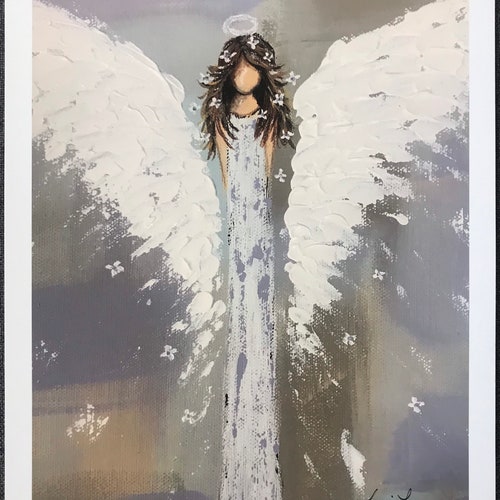 Angel Print From Original Artwork - Etsy