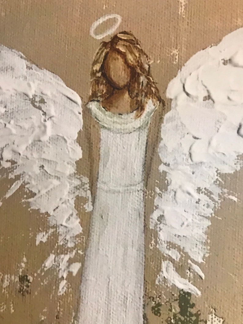 Angel Greeting Card Made From Original Artwork - Etsy