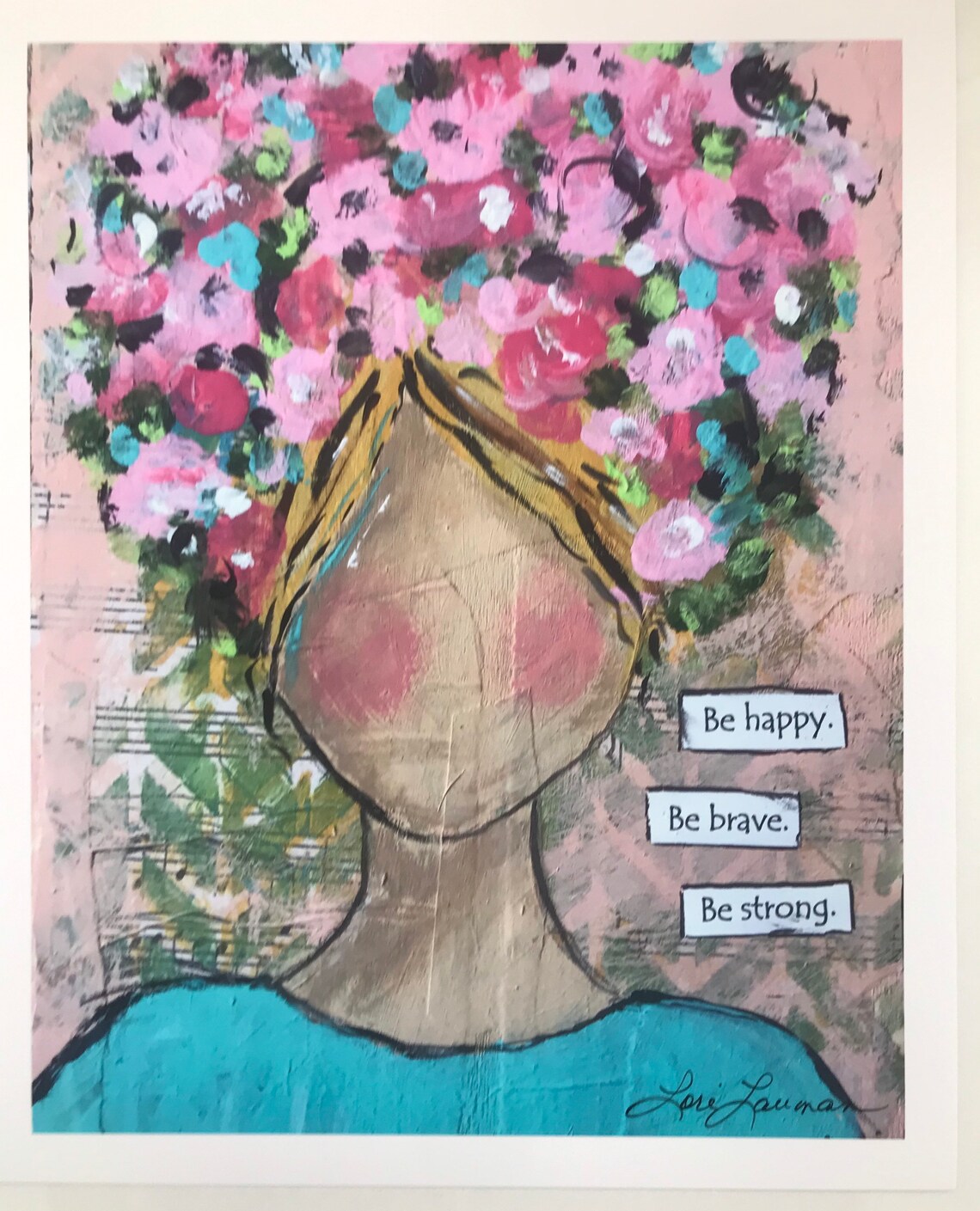 Whimsical and Motivational Poster Print of Original Artwork | Etsy