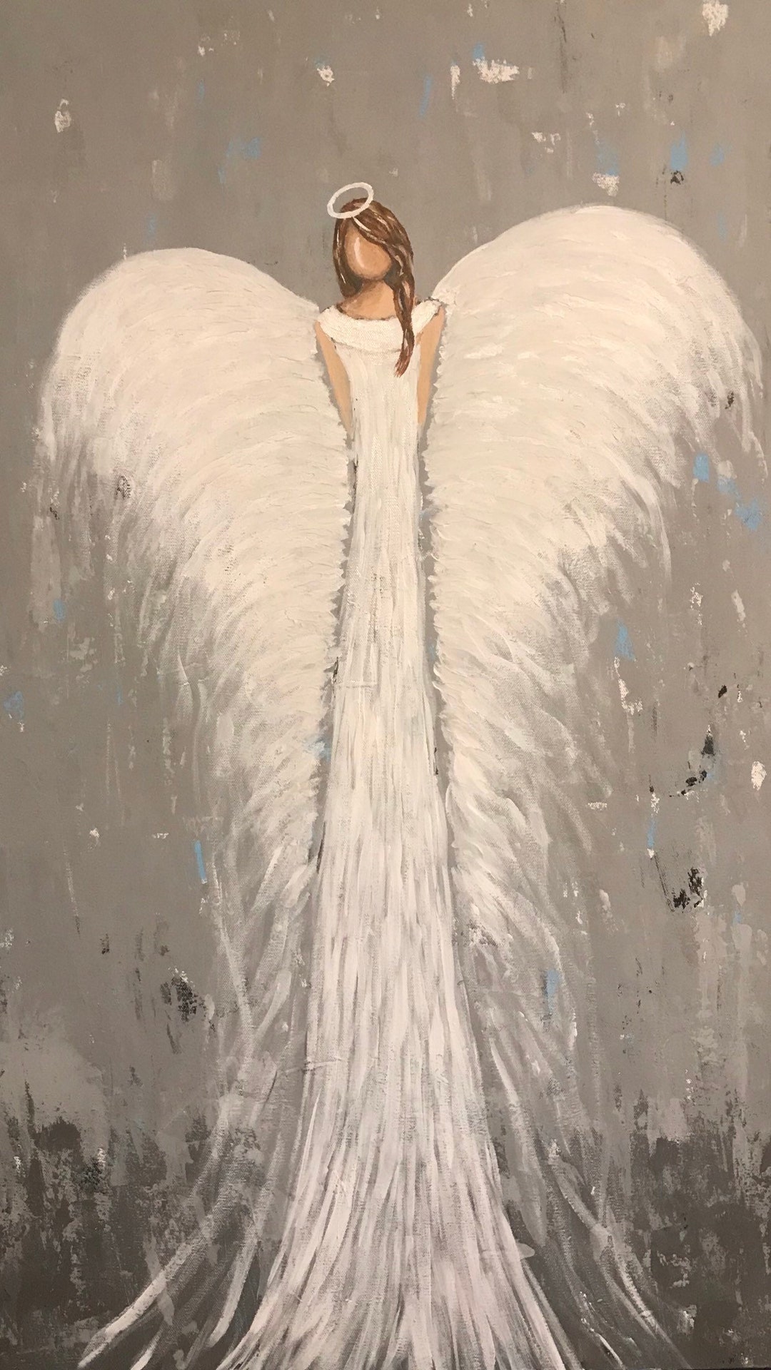 Custom Angel Painting on Canvas - Etsy