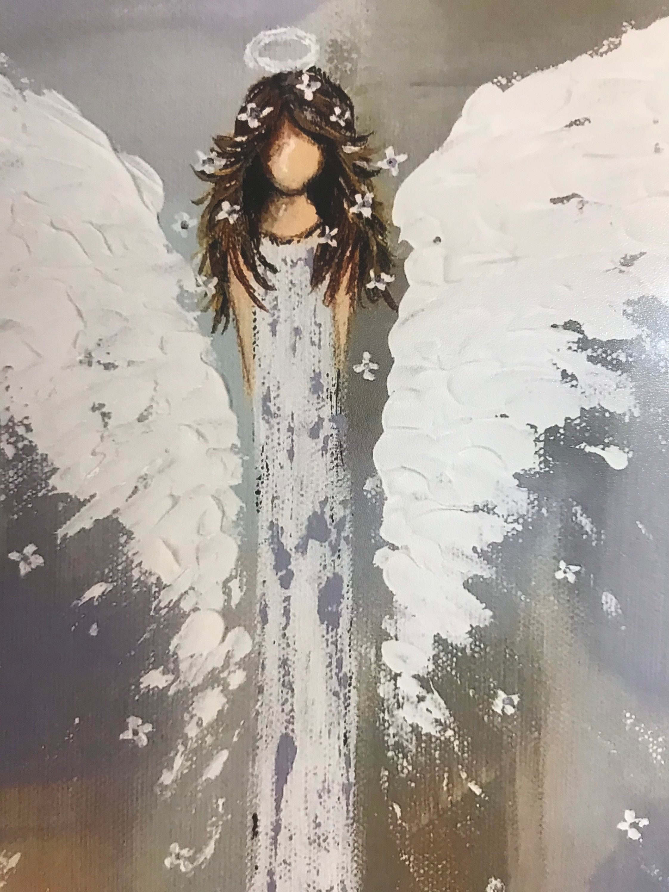 Angel Greeting Card Made From Original Artwork - Etsy