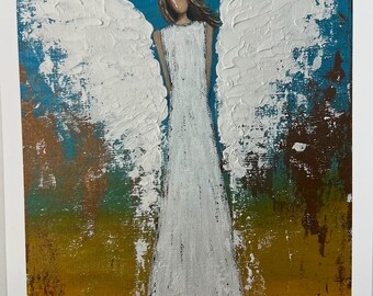 Angel Print From Original Artwork - Etsy