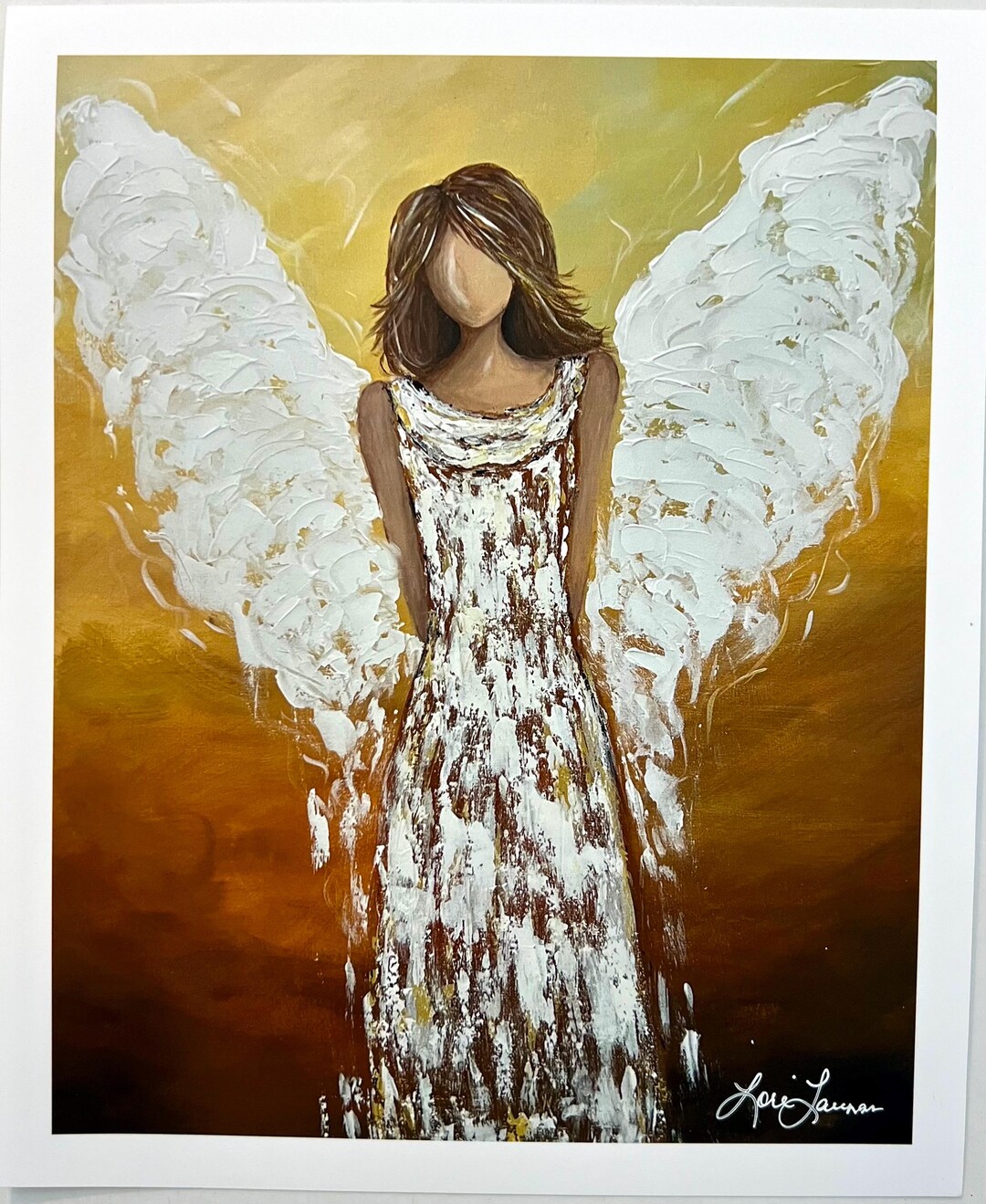 8x10 Angel Print of Original Artwork - Etsy