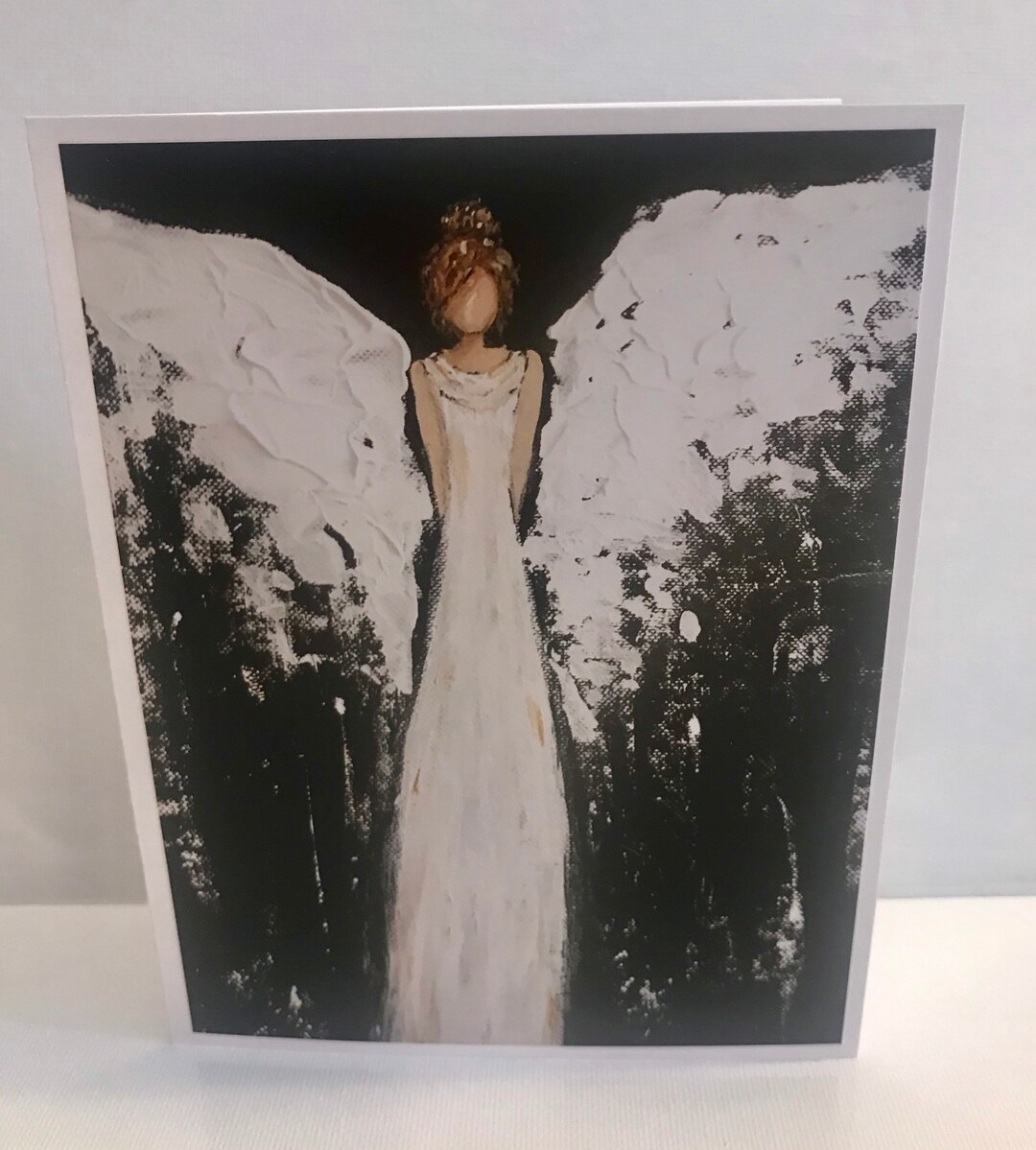 Angel Greeting Card Made From Original Artwork - Etsy