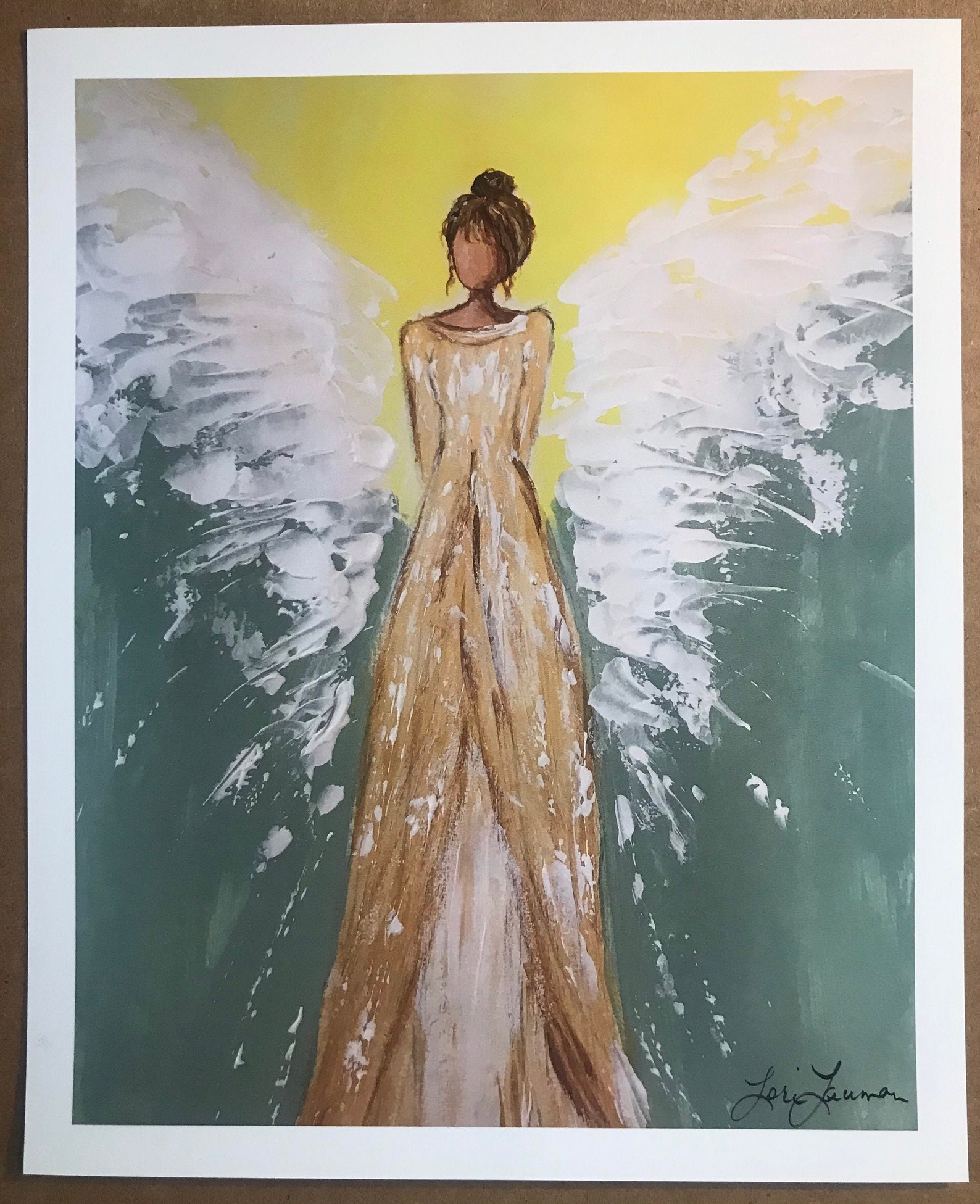 Angel Print from original artwork | Etsy