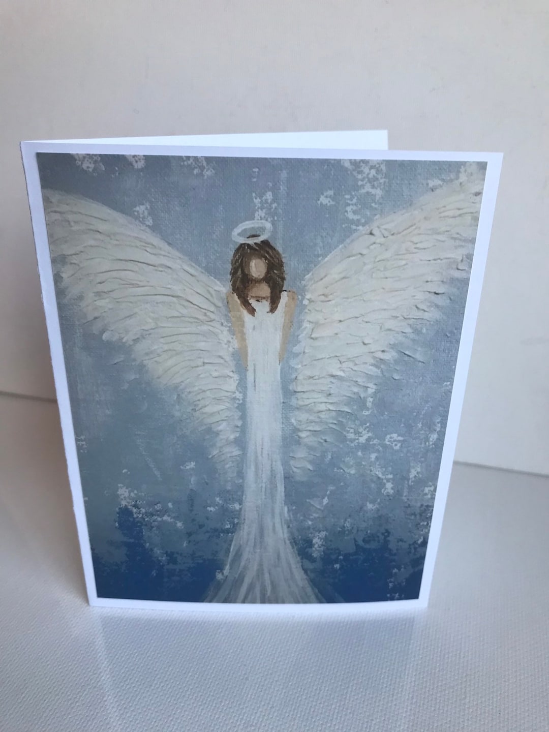 Angel Greeting Card Made From Original Artwork - Etsy