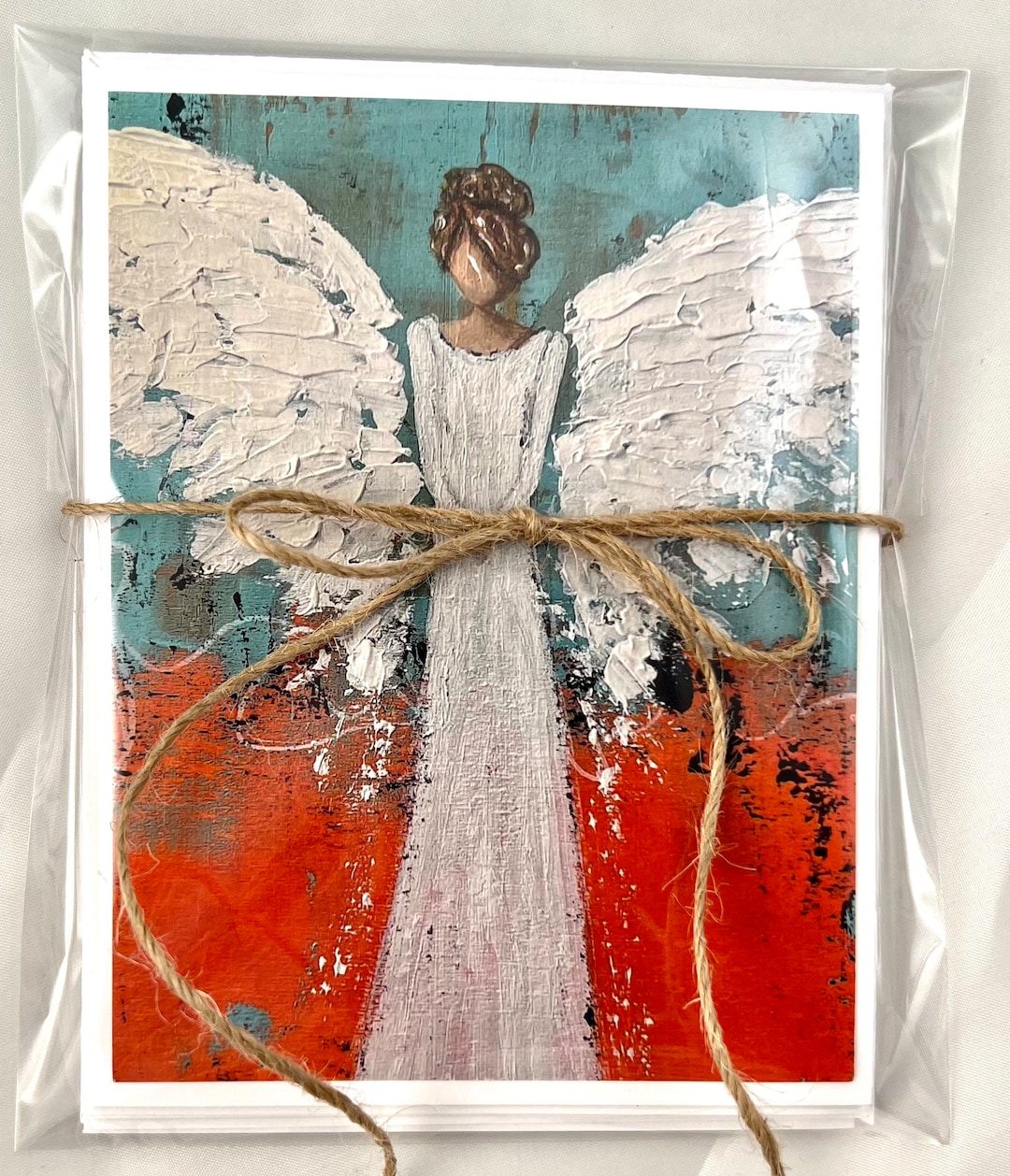 Set of Angel Greeting Cards Includes 4 Various Angel Artwork - Etsy
