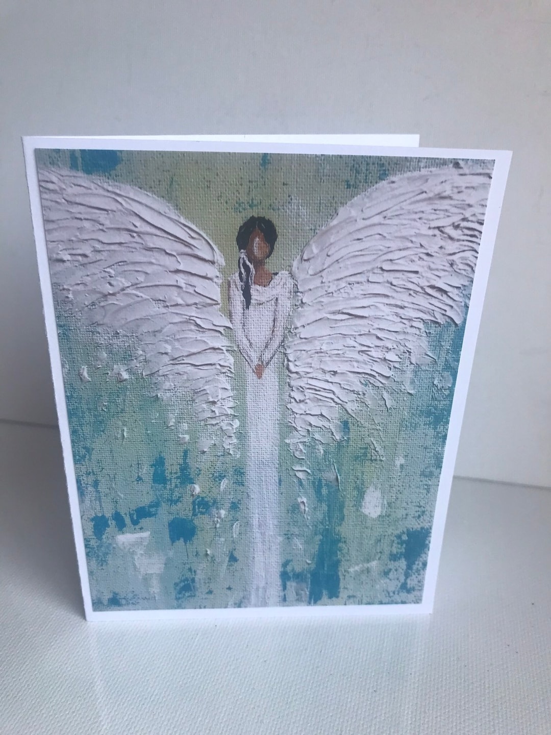 Angel Greeting Card Made From Original Artwork - Etsy
