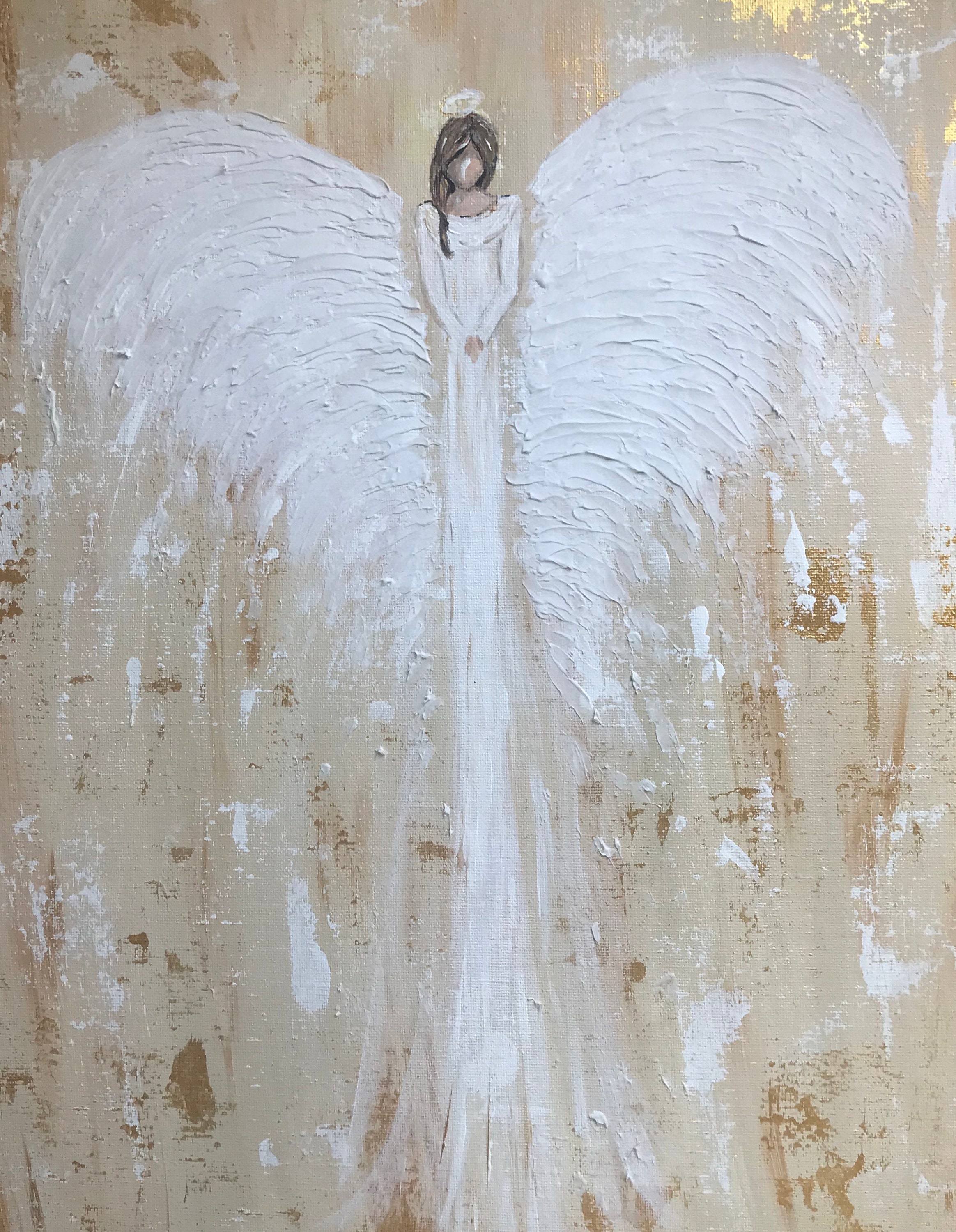 Custom Angel Painting on Canvas - Etsy