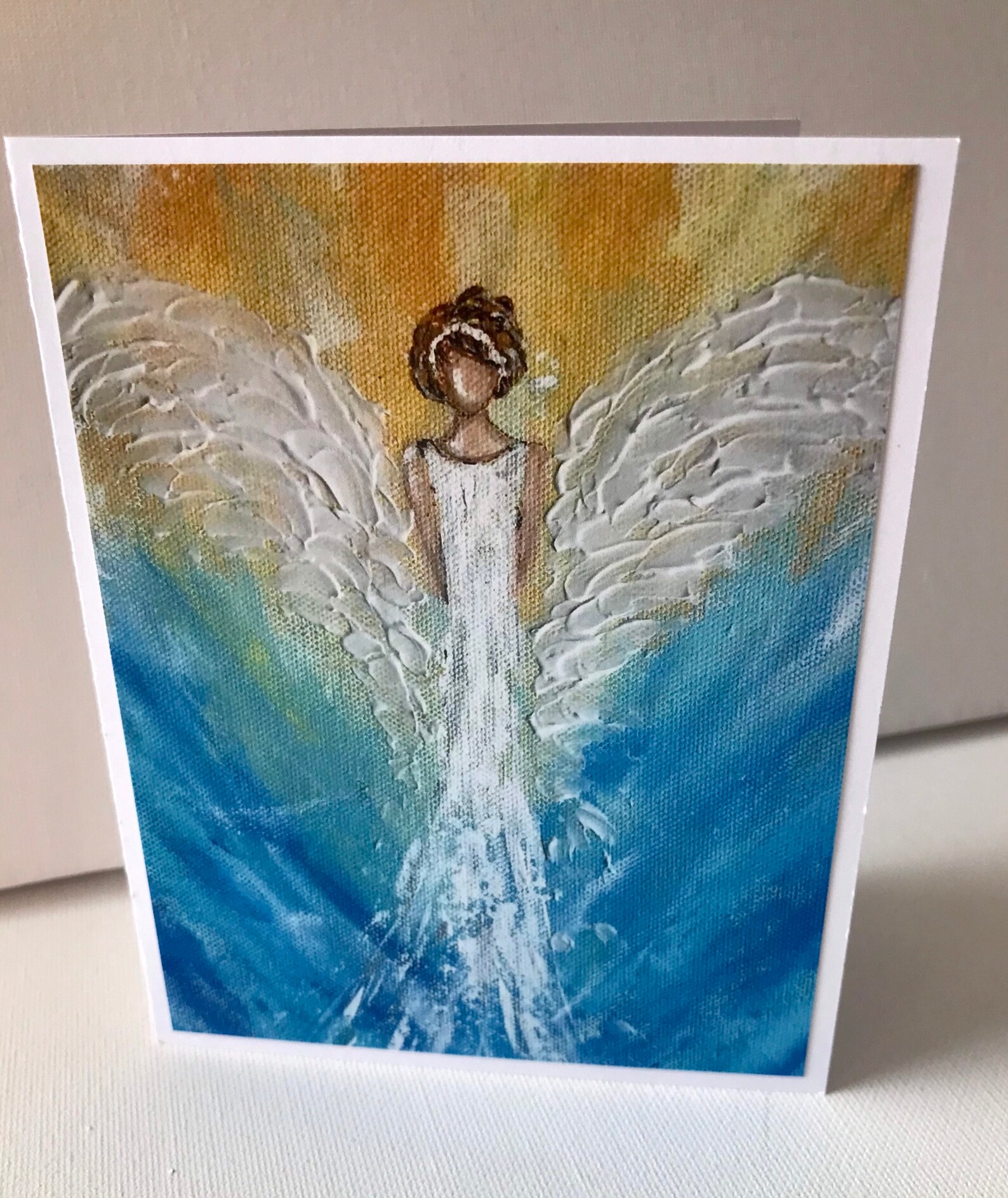 Angel Greeting Card - Etsy